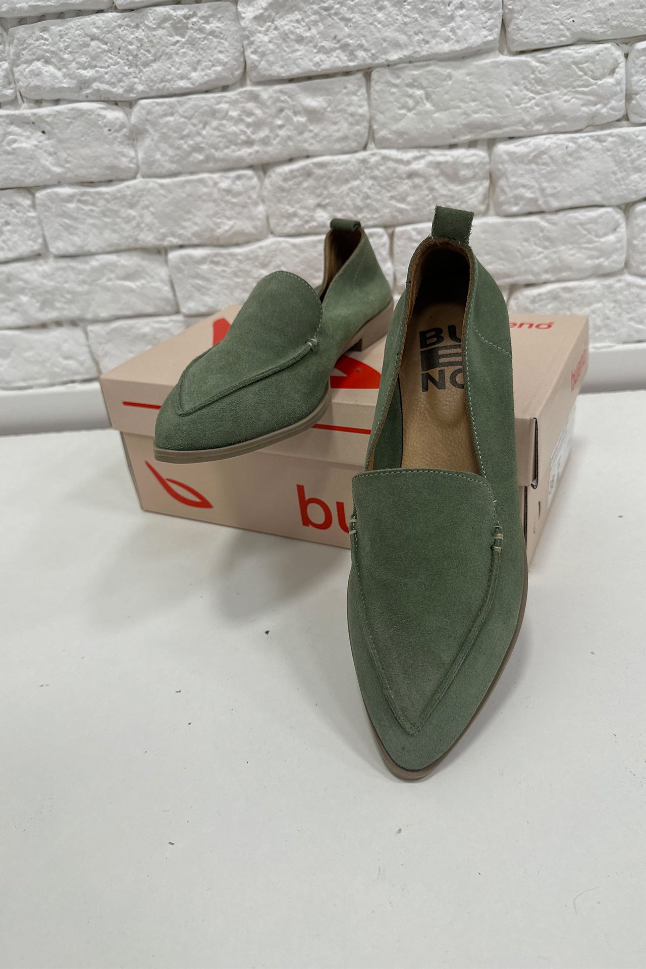 Maslinasto-zelene baletanke - Plus Exclusive