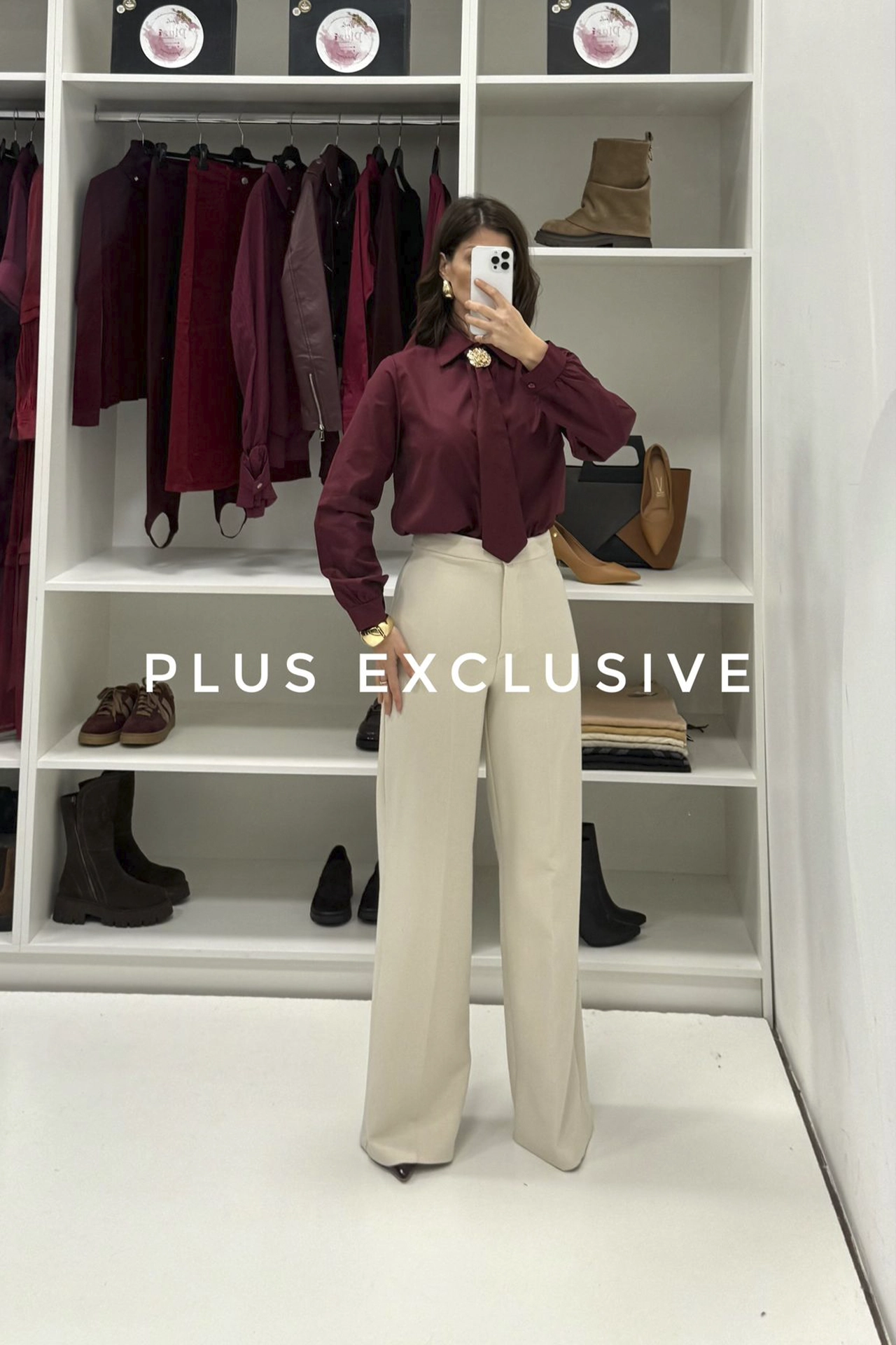 Bež pantalone - Plus Exclusive